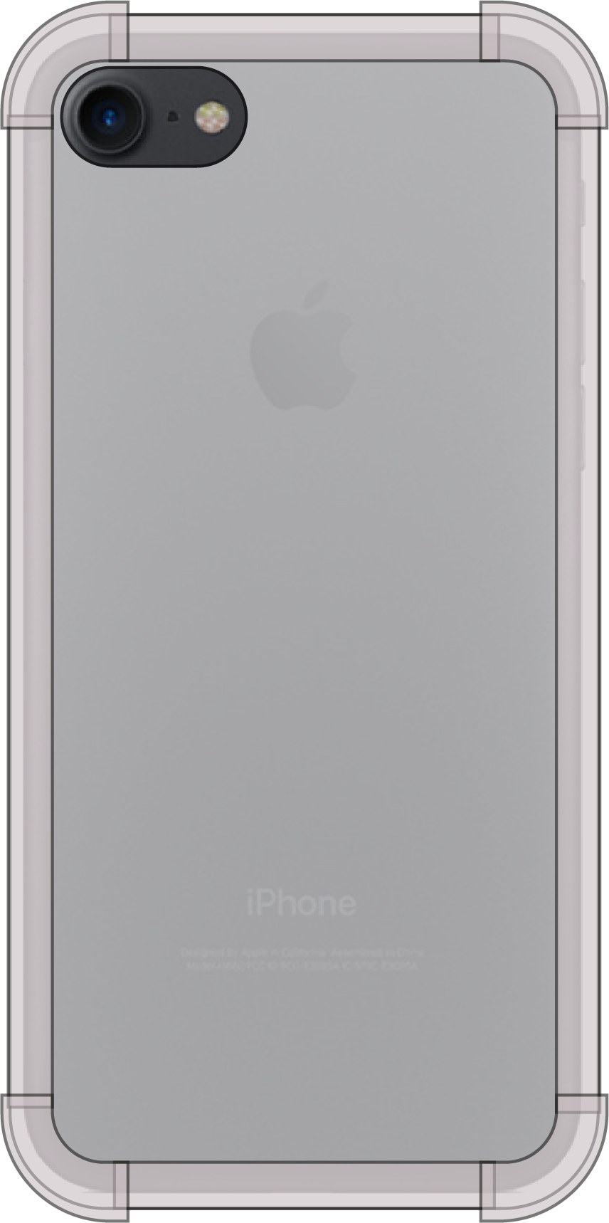 MK Capas - Iphone 7 / iphone 8 / iphone se em Curitiba